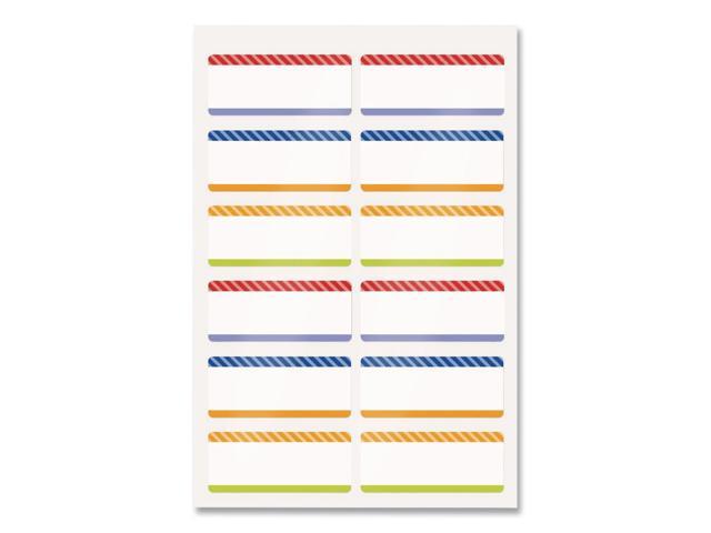 Click here for No-Iron Fabric Labels Multicolored Border Handwrit... prices