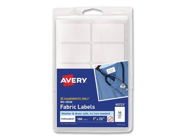 Click here for No-Iron Fabric Labels Handwrite Only 1 x 1.75 Whit... prices