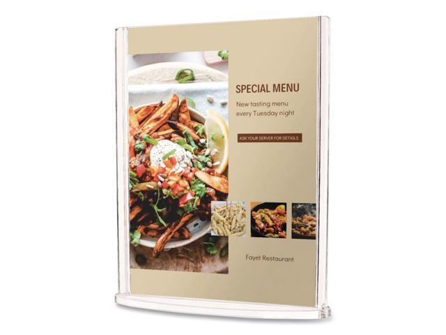 Click here for Tabletop Sign and Menu Holder 8.5 x 11 Insert Clea... prices