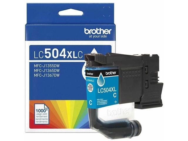 Click here for Brother Genuine LC504XLC High Yield Cyan Ink Cartr... prices
