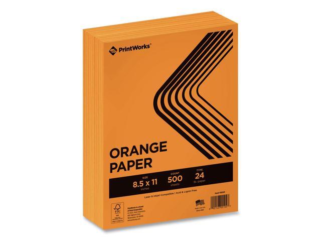 Click here for Color Paper 24 lb Text Weight 8.5 x 11 Orange 500/... prices