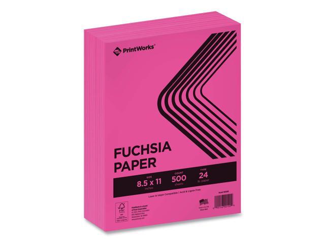 Click here for Color Paper 24 lb Text Weight 8.5 x 11 Fuchsia 500... prices