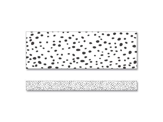 Click here for Straight Borders Dotted 3 x 3 ft Black/White 12/Pa... prices