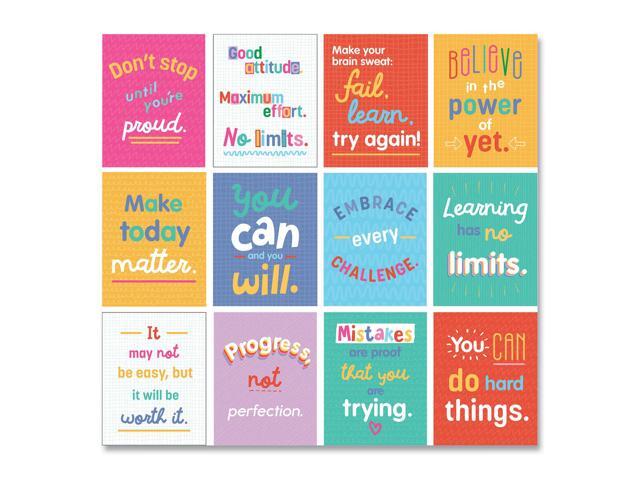 Click here for Mini Posters Growth Mindset Quotes 8.5 x 11 12/Set... prices