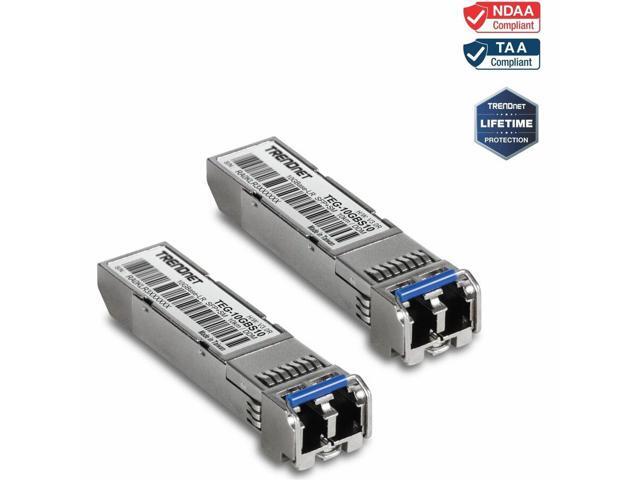 Click here for TRENDnet 2-Pack SFP to RJ45 10GBASE-LR SFP+ Single... prices