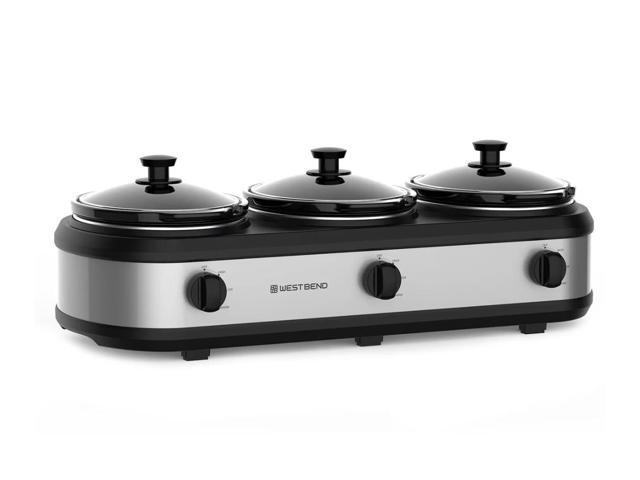 Click here for West Bend Triple Slow Cooker  3 x 2.5 Qt. in Black... prices