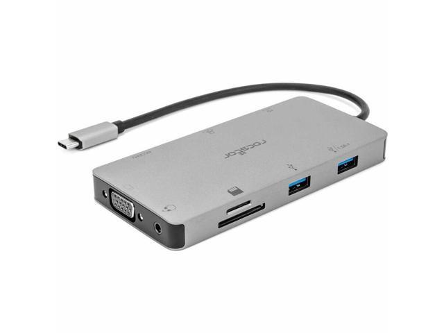 Click here for Rocstor USB-C Multiport HUB Adapter 9 Port Y01H01A... prices
