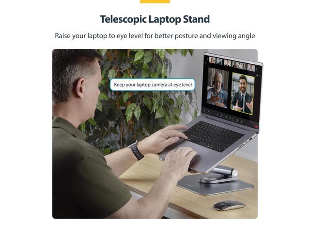 Click here for StarTech Telescopic Laptop Stand - 360 Swivel Base... prices