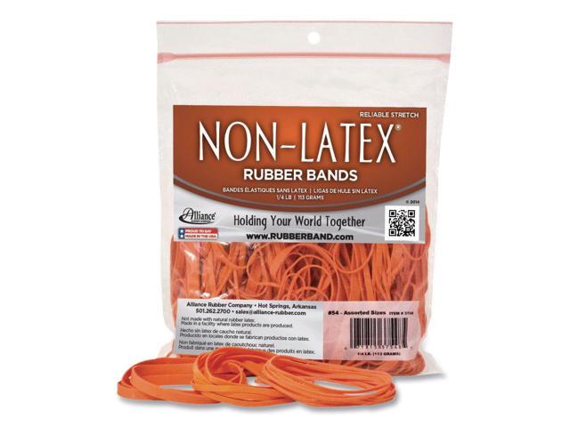 Click here for Non-Latex Rubber Bands Assorted Sizes Orange 125/P... prices