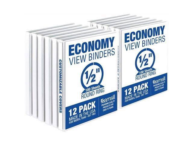 Click here for Samsill I08517C Economy .5 Round Ring View Binders... prices