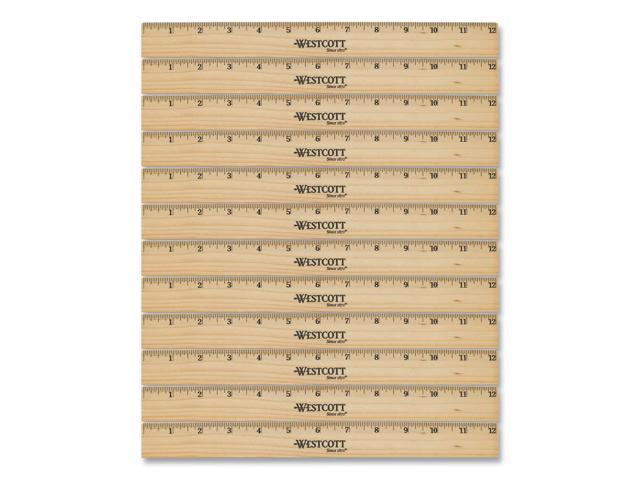 Click here for Beveled Wood Ruler Standard 12 Long Natural Hardwo... prices