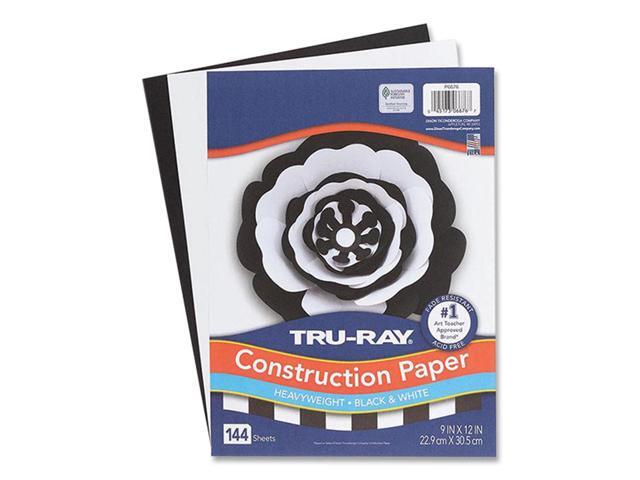Click here for Pacon Tru-Ray 9x12 Construction Paper Black/White... prices