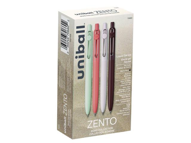 Click here for Zento Gel Pen Retractable Medium 0.7 mm Black Ink... prices