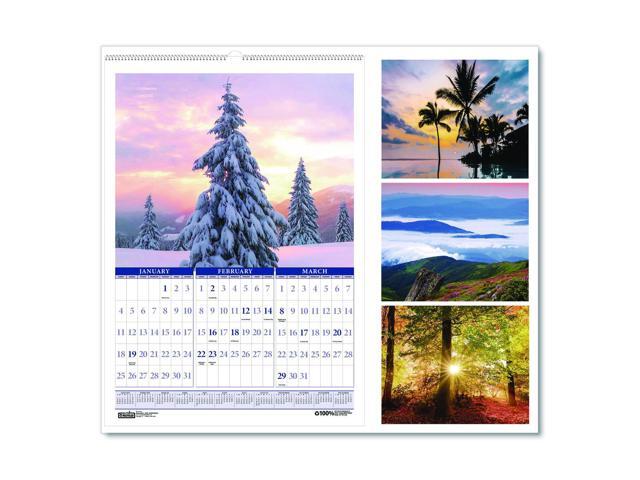 Click here for Recycled Three-Month Season Wall Calendar 12 x 16.... prices