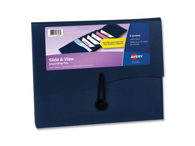 Click here for Slide and View Expanding File 6 Sections Hook/Loop... prices
