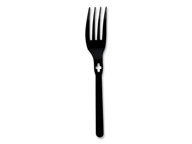 Click here for Fork WeGo Polystyrene Fork Plastic Black 1000/Cart... prices