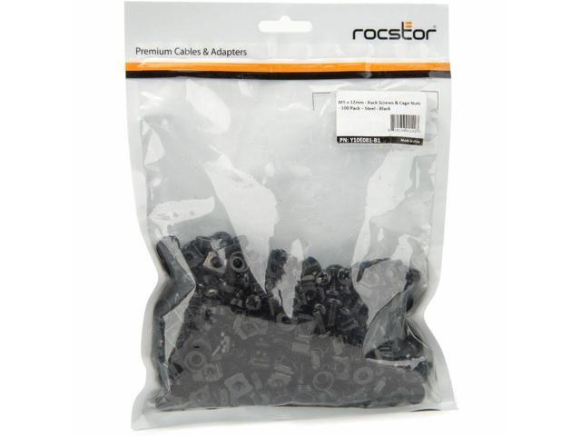Click here for Rocstor M5 x 12mm Rack Screws and Cage Nuts 100 Pa... prices