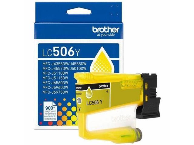 Brother Genuine LC506Y Standard Yield Yellow Ink Cartridge
