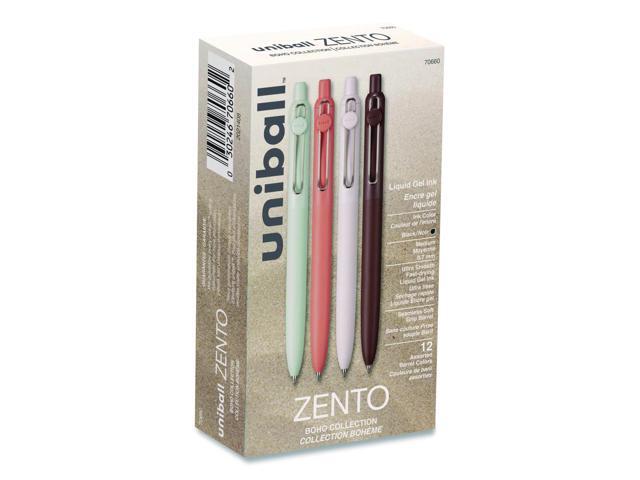 Click here for Zento Gel Pen Retractable Medium 0.7 mm Black Ink... prices