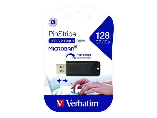 Click here for PinStripe USB 3.2 Flash Drive 128 GB Black 49319 prices