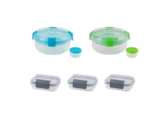 Click here for Progressive Snaplock Salad Container Set 2 (14 Pie... prices