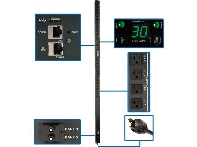 Click here for Tripp Lite PDUMV30NETLX 2.9kW Single-Phase Switche... prices