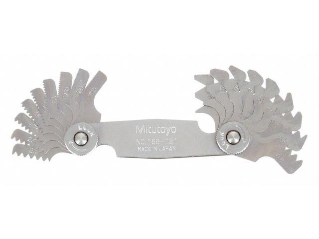 Click here for MITUTOYO 188-121 Screw Pitch Gage 0.4mm to 7mm 18... prices