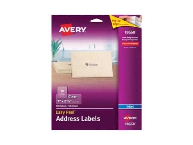 Click here for Avery Label Ij 1x2 5/8 Clr 18660 prices