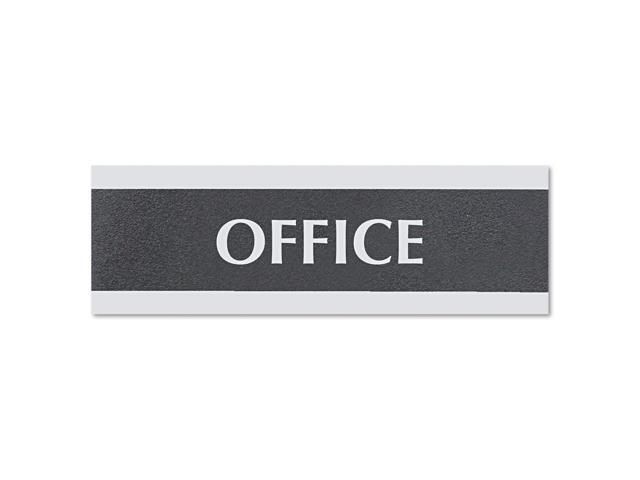 Click here for Century Series Office Sign OFFICE 9 x 3 Black/Silv... prices