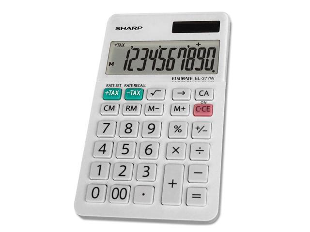 Click here for Sharp EL-377WB Large Pocket Calculator 10-Digit LC... prices