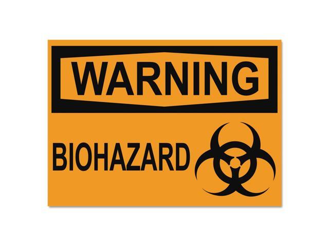 Click here for Headline Sign OSHA Safety Signs WARNING BIOHAZARD... prices