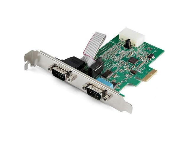 Click here for StarTech 2 Port PCIe RS232 Serial Adapter Card PEX... prices