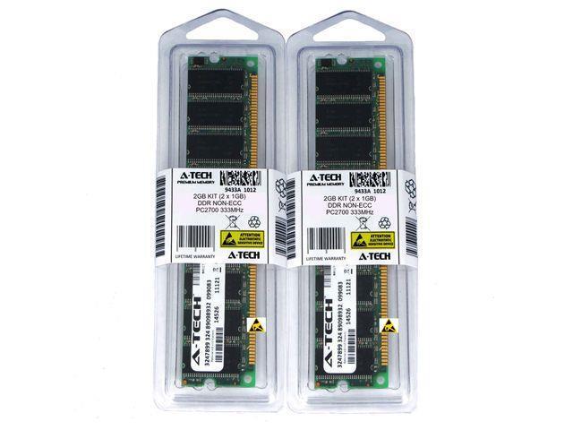 Click here for Atech 2GB Kit Lot 2x 1GB DDR Desktop PC2700 2700 3... prices