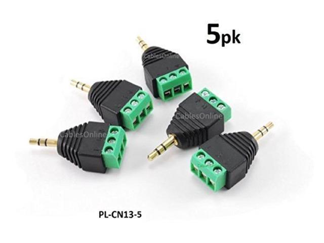 Click here for CablesOnline 3.5mm (1/8in) Stereo Male Plug to AV... prices