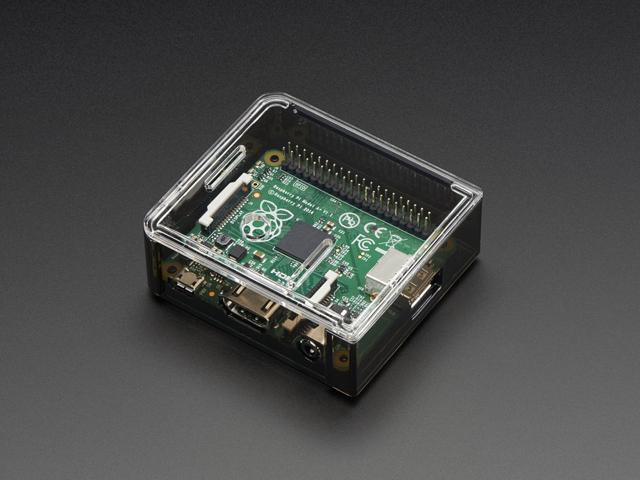 Click here for Adafruit Raspberry Pi A+ Case - Smoke Base w/ Clea... prices