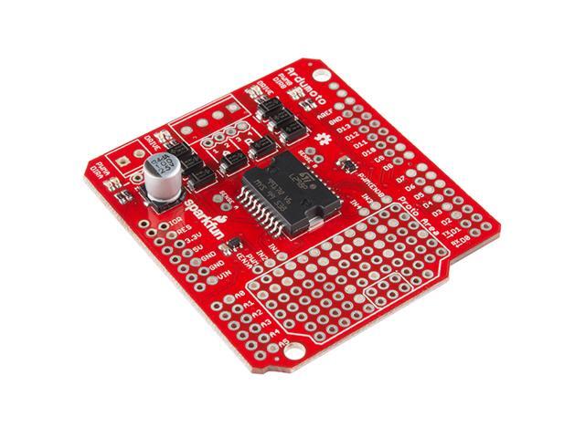 Click here for SparkFun Ardumoto - Motor Driver Shield prices