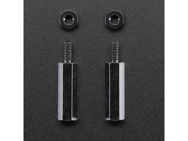 Click here for Adafruit Brass M2.5 Standoffs 16mm tall - Black Pl... prices