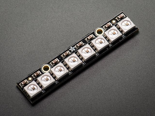 Click here for Adafruit NeoPixel Stick  8 - 5050 RGB LEDs with In... prices
