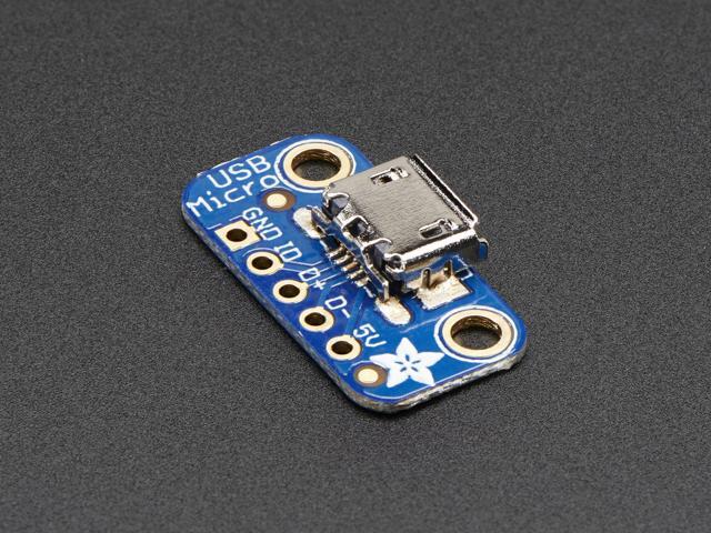 Click here for Adafruit USB Micro-B Breakout Board prices