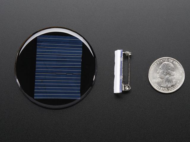 Click here for Adafruit Round Solar Panel Skill Badge - 5V / 40mA prices