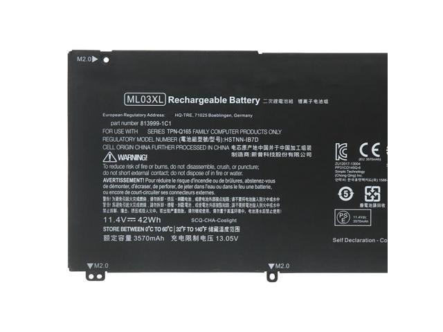 Click here for 42Wh ML03XL battery for HP Spectre x2 Removable PC... prices