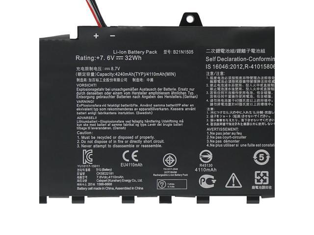 Click here for 32Wh B21N1505 battery forAsus Notebook PC E402NA Q... prices