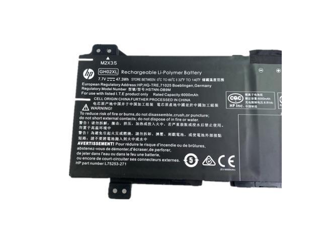 Click here for 47.3WH GH02XL battery for HP Chromebook 14 G6 14A-... prices