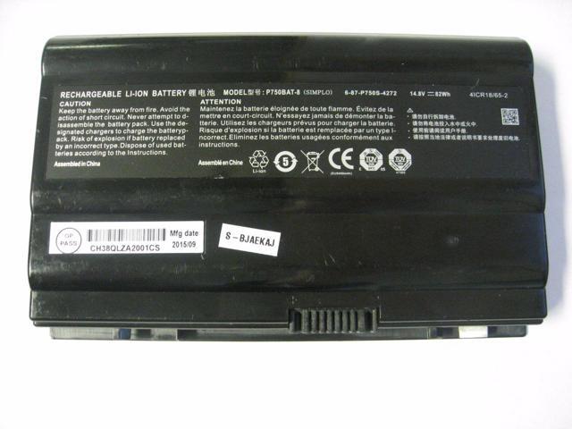 Click here for 82Wh P750BAT-8 Battery for Clevo P750ZM P751ZM P77... prices