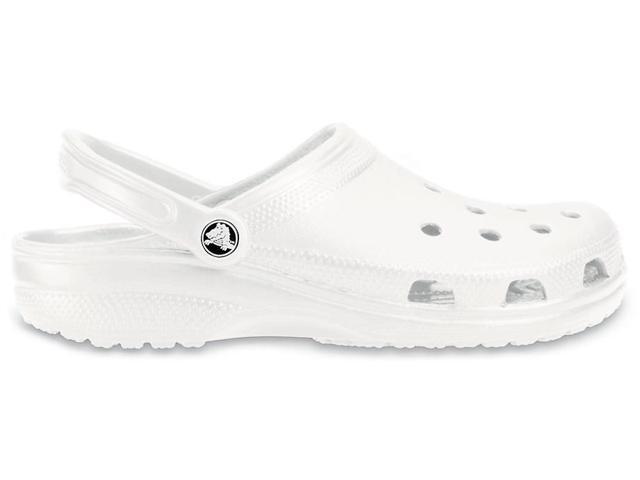 Crocs Classic Clog Shoes (Mens Sizing) in White Size: 4.0