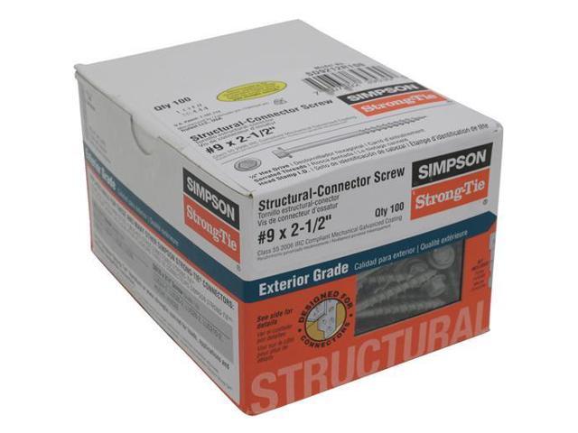Click here for Simpson Strong-Tie 100 #9X2-1/2 Wd Screw SD9212R10... prices