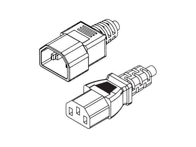 Click here for Monitor Power Cable - BK  6ft prices