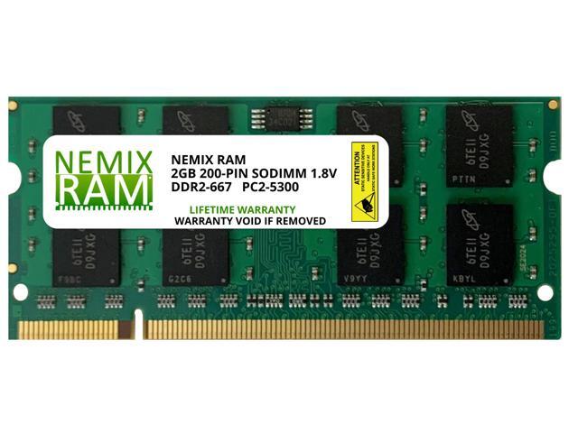 Click here for NEMIX RAM 2GB (1X2GB) DDR2 667MHz PC2-5300 2Rx8 1.... prices