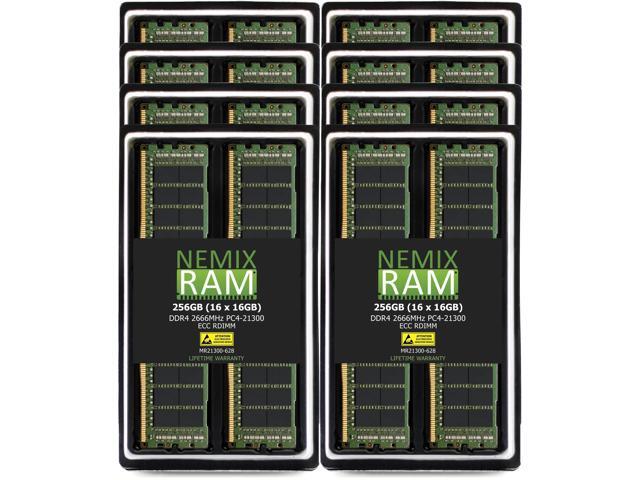 Click here for NEMIX RAM 256GB (16X16GB) DDR4 2666MHZ PC4-21300 1... prices