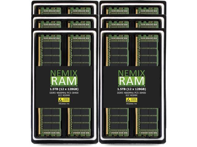 Click here for NEMIX RAM 256GB (8X32GB) DDR5 4800MHZ PC5-38400 2R... prices